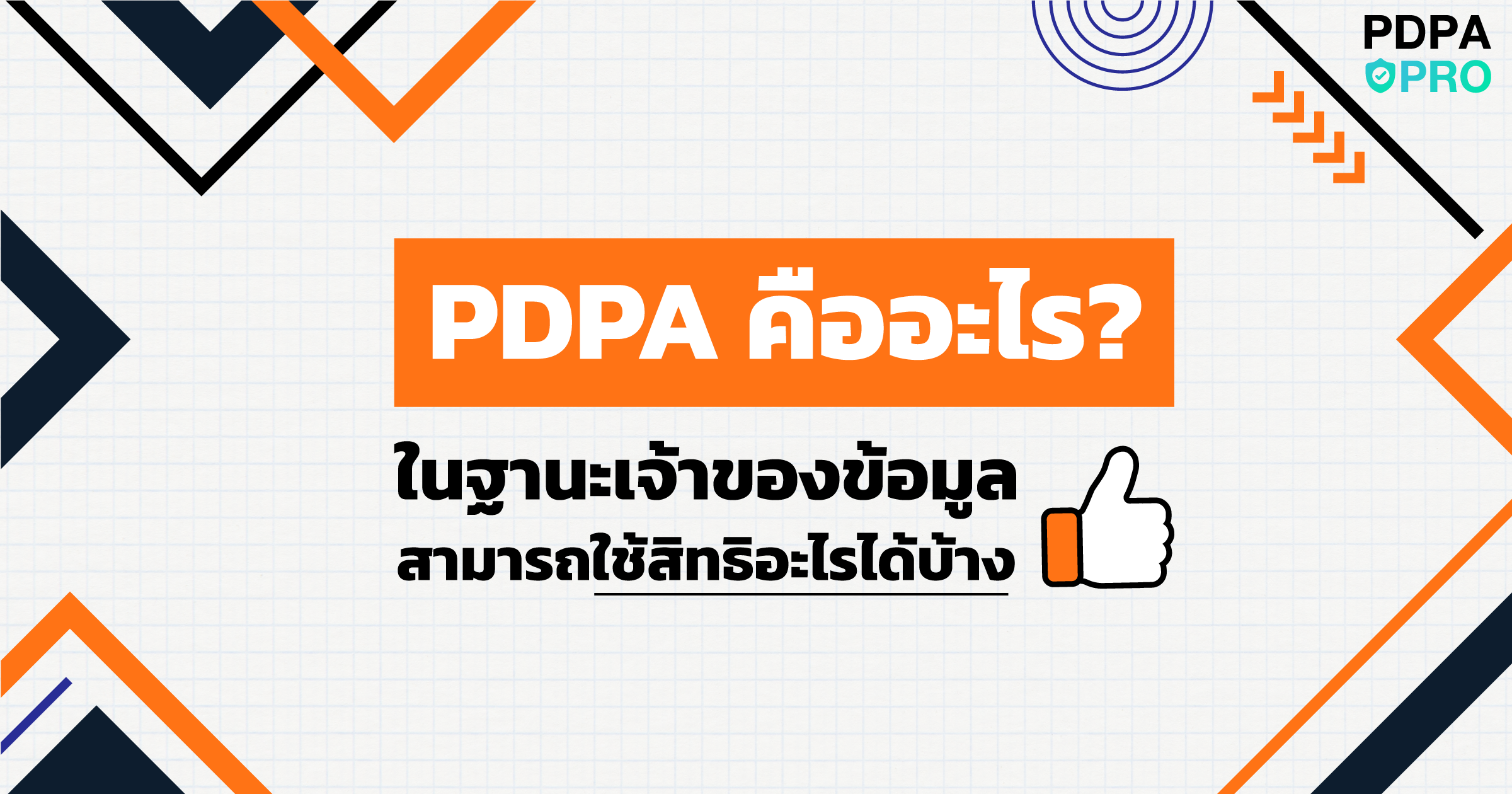PDPA คืออะไร เจ้าของข้อมูลสามารถใช้สิทธิอะไรได้บ้าง | PDPA.Pro